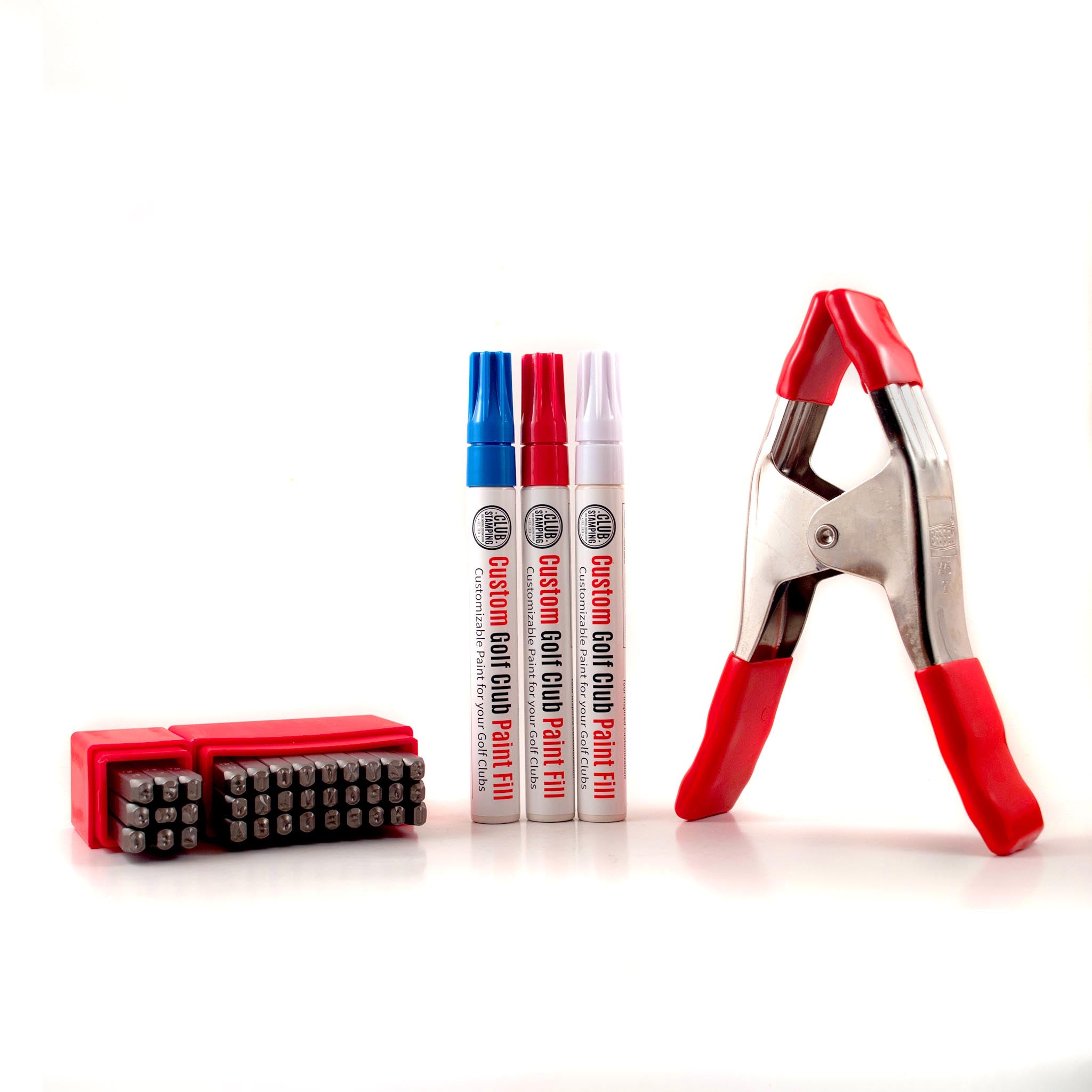 Small Golf Club Stamping Kit | Wedge Stamping | Paint Fill Golf Clubs